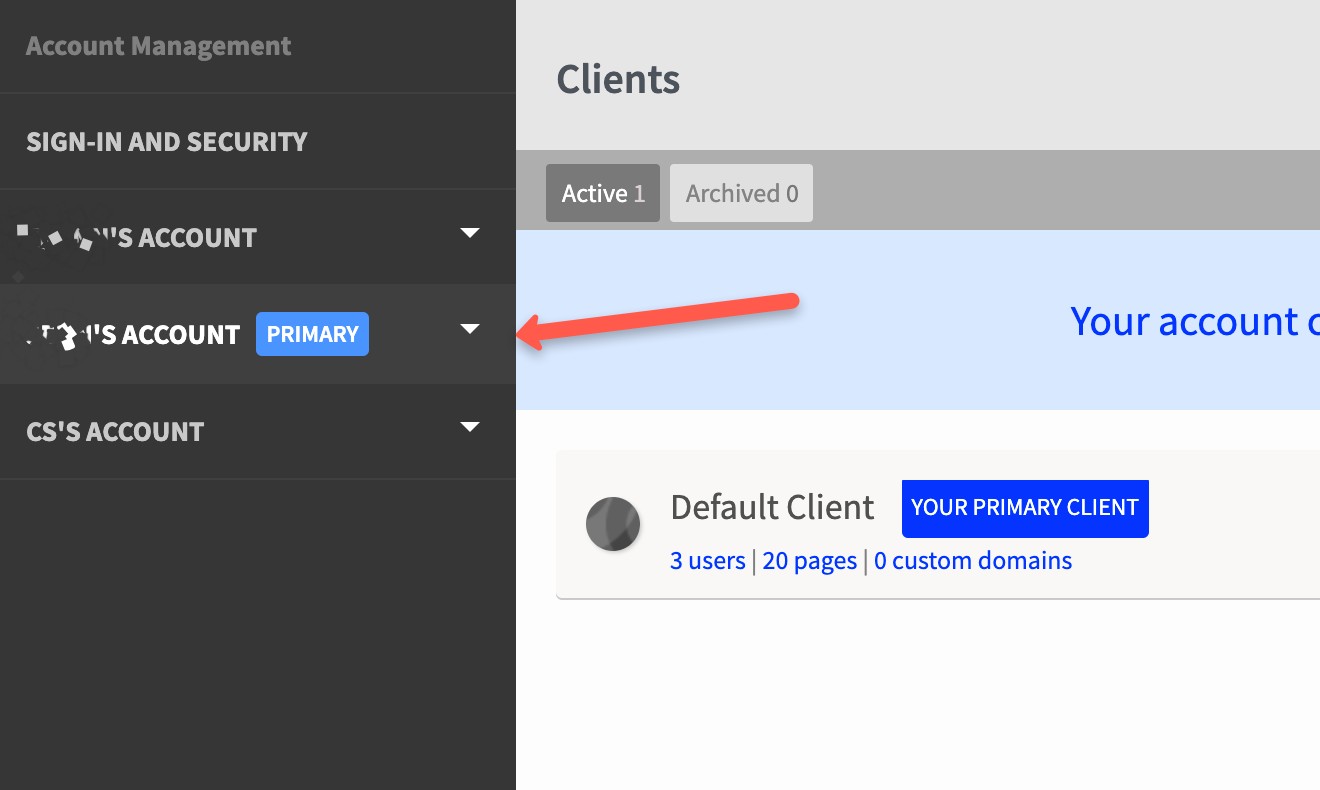 Working with Clients – Documentation