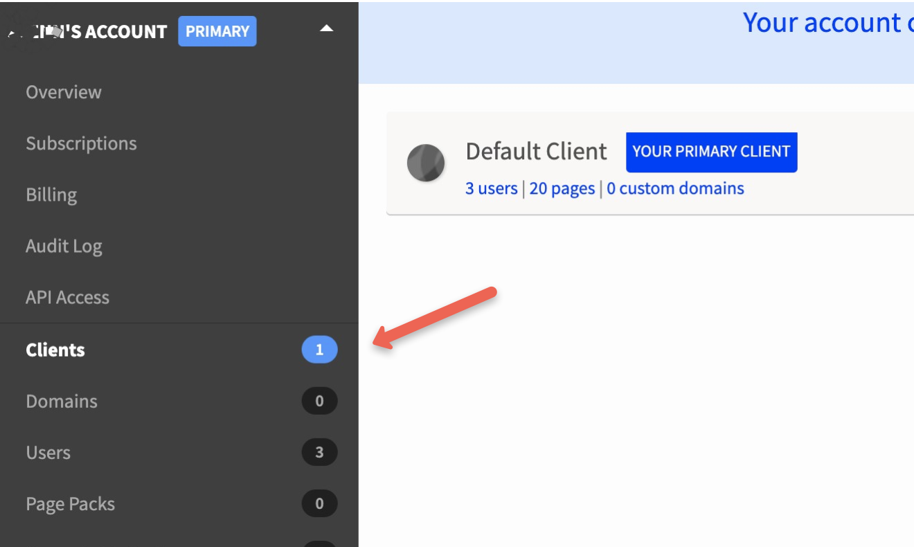 Working with Clients – Documentation